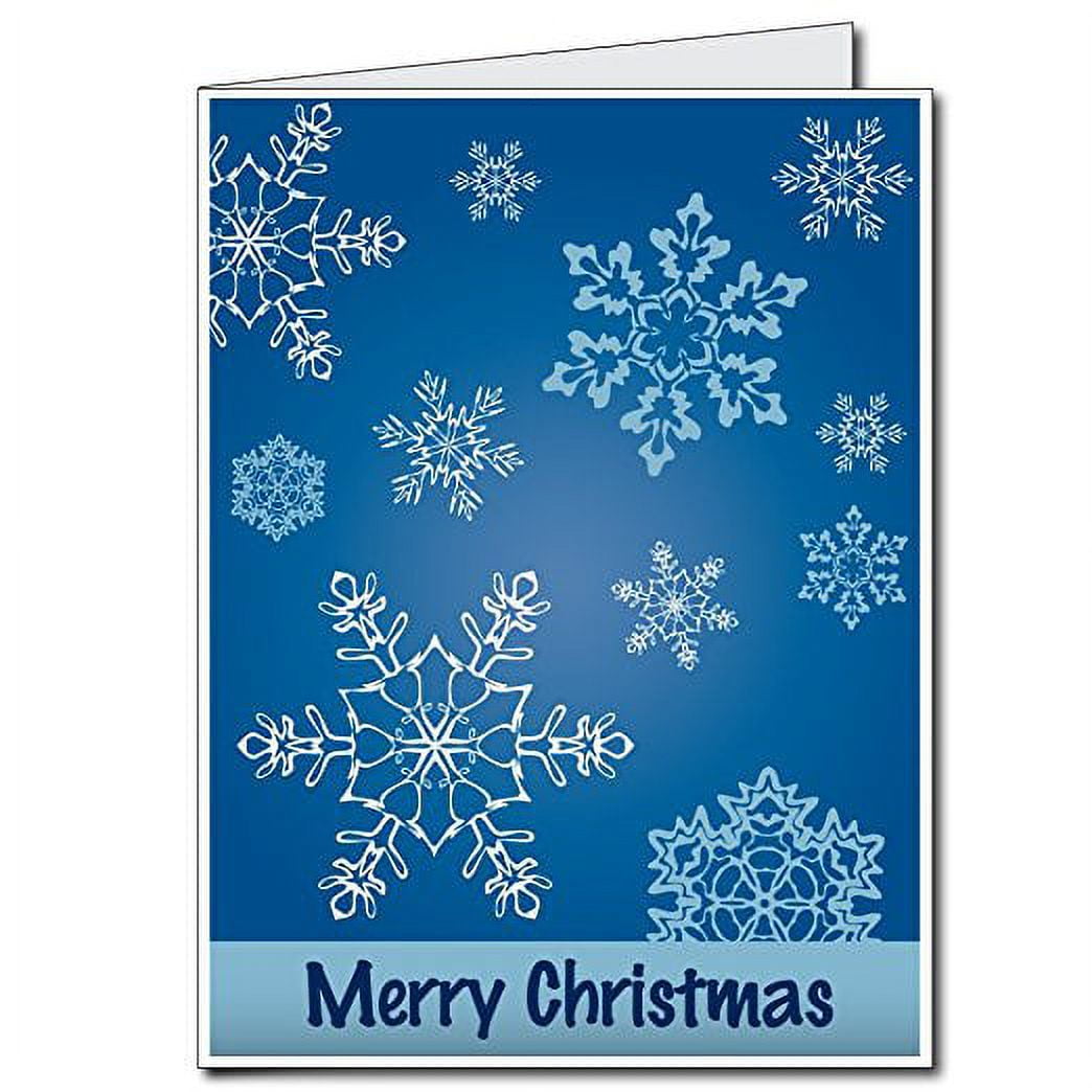 2'x3' Giant Christmas Card (Snowflakes), W/Envelope - Walmart.com