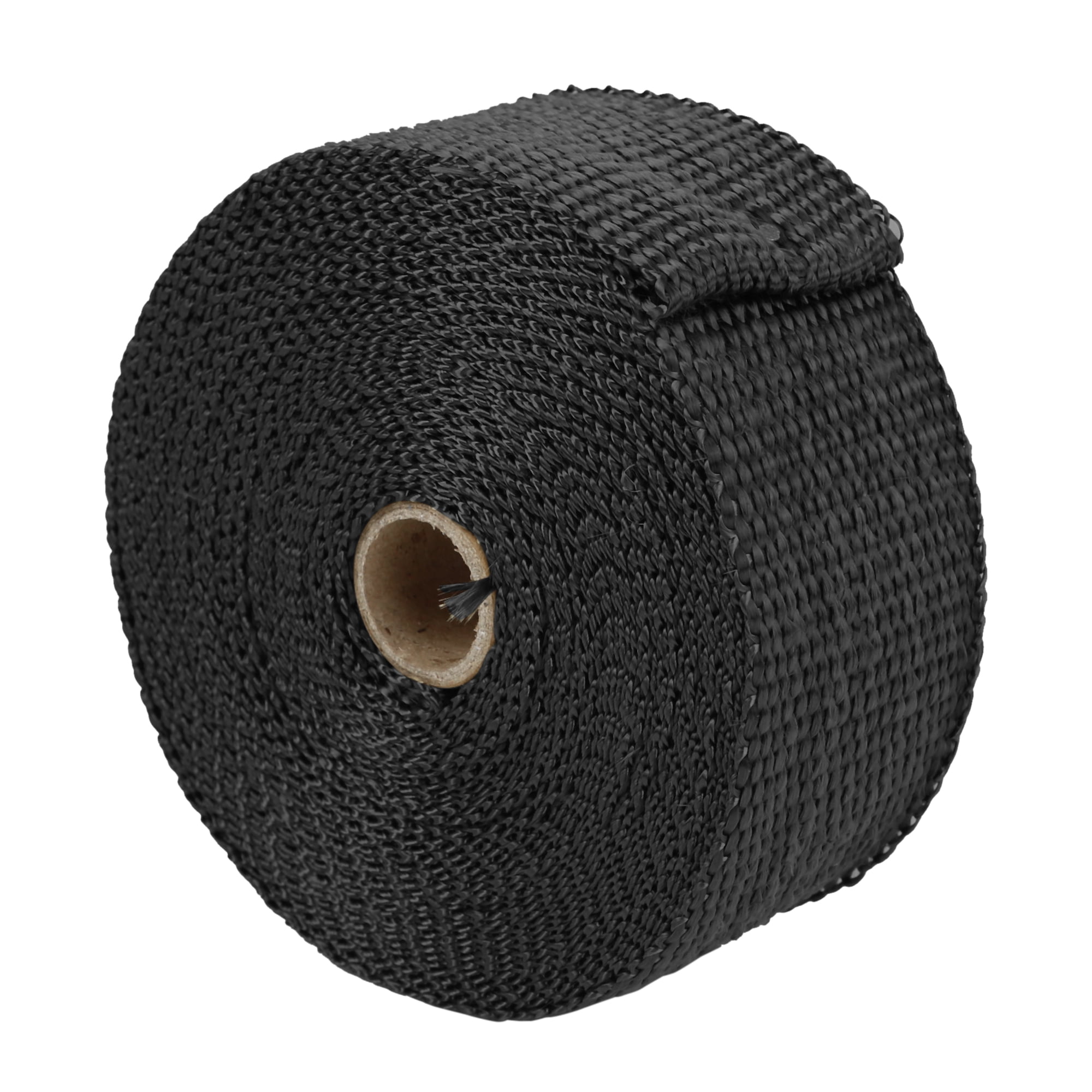 2''x33ft Black Motorcycle Exhaust Heat Wrap Kit with 12pcs Stainless ...