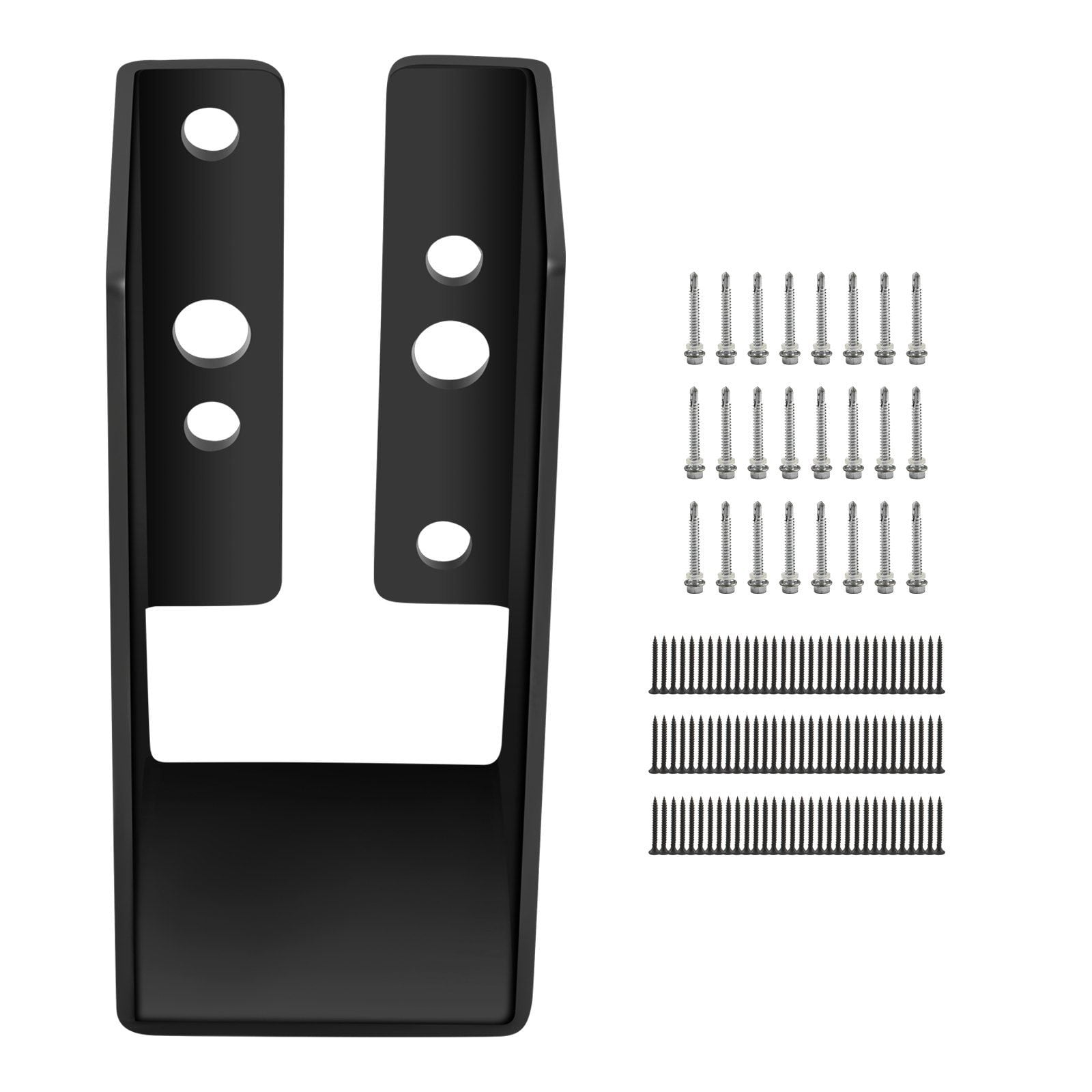 2"x4" Concealed Joist Hanger Bracket, 12-Pack Powder-Coated Steel Flush ...