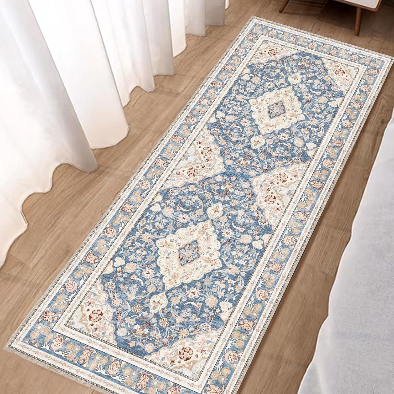 2'x6' Boho Washable Runners for Hallways, Non-Slip Bohemian Kitchen ...