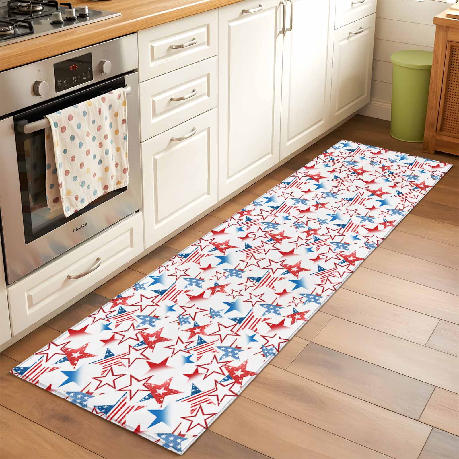 2'x6' Rug Runners for Hallways Kitchen, 4th of July Non Slip Entryway ...