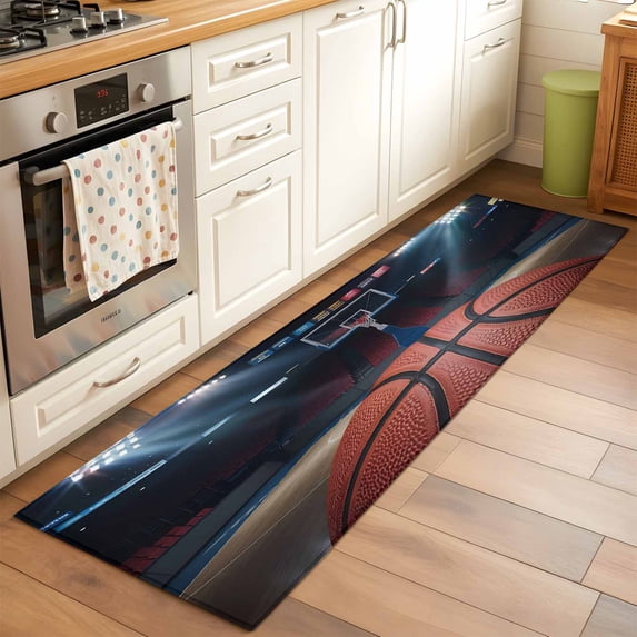2'x6' Rug Runners for Hallways Kitchen, Basketball Non Slip Entryway ...