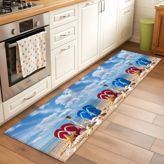 2'x6' Rug Runners for Hallways Kitchen, Beach Slippers Non Slip ...