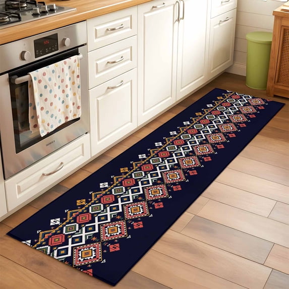 2'x6' Rug Runners for Hallways Kitchen, Boho Aztec Non Slip Entryway ...