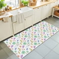 2'x6' Rug Runners for Hallways Kitchen, Cartoon Coconut Trees Non Slip ...