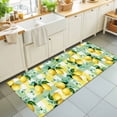 2'x6' Rug Runners for Hallways Kitchen, Country Lemon Non Slip Entryway ...