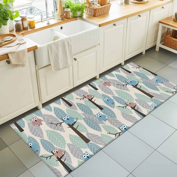 2'x6' Rug Runners for Hallways Kitchen, Cute Owl Non Slip Entryway ...