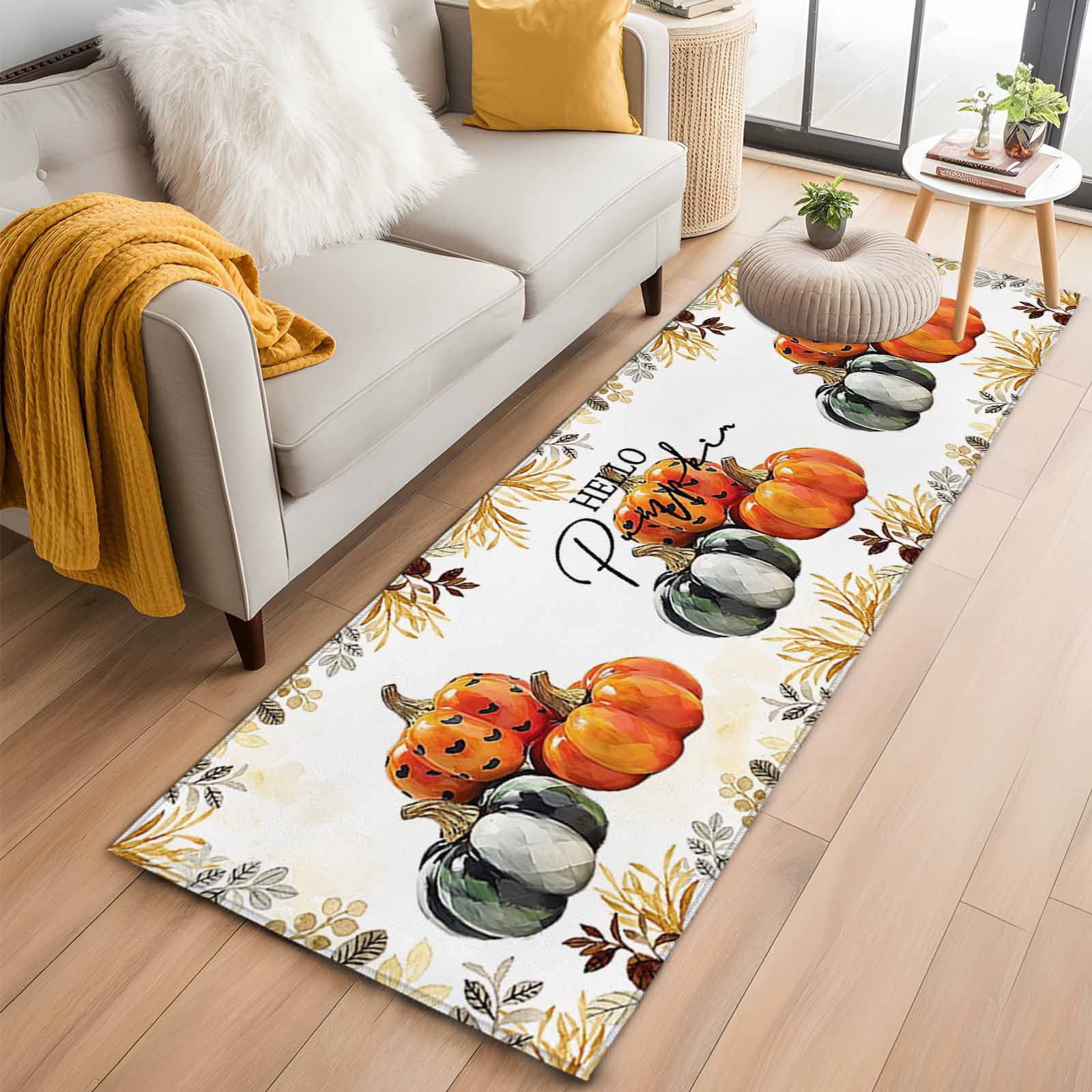 2'x6' Rug Runners for Hallways Kitchen, Fall Thanksgiving Non Slip ...
