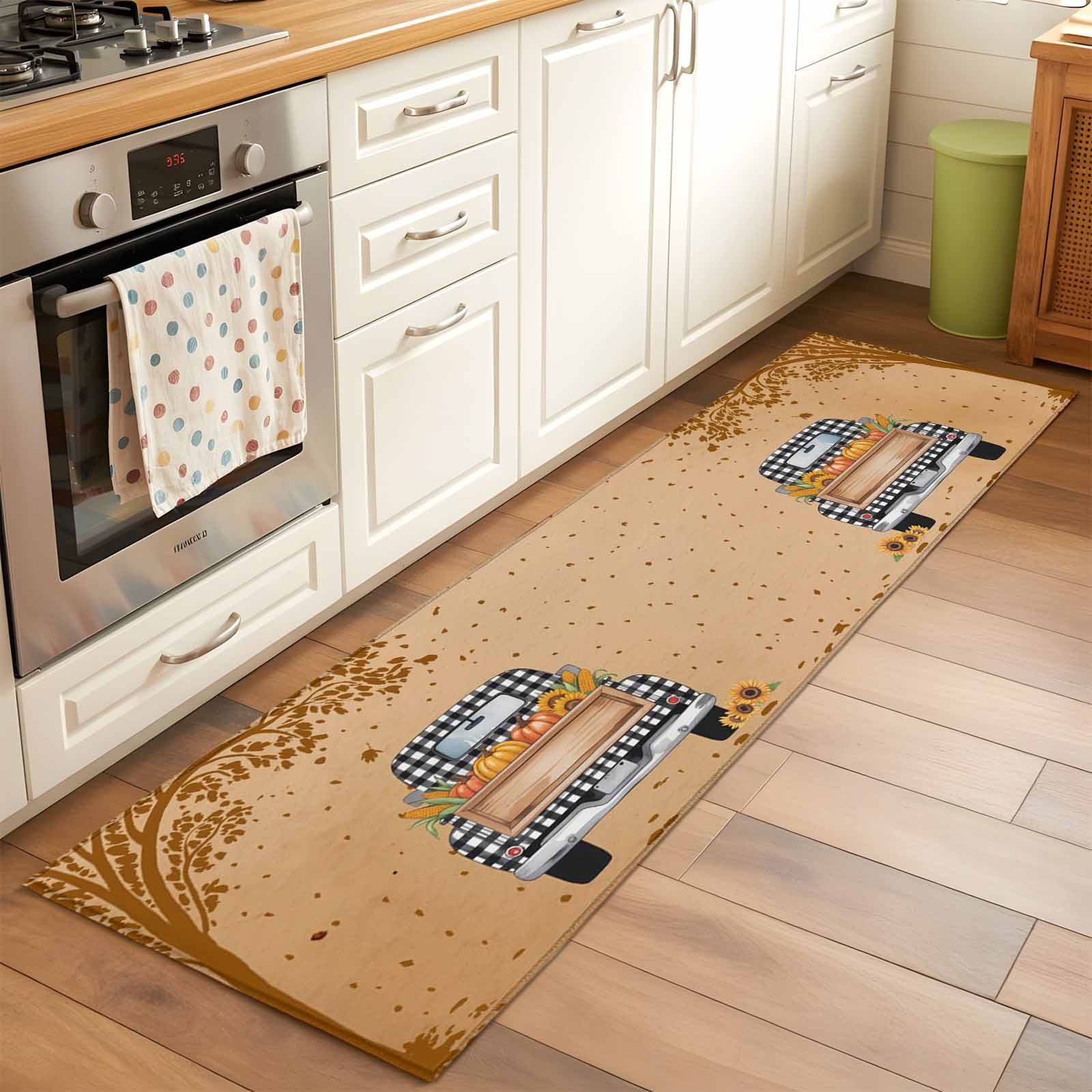 2'x6' Rug Runners for Hallways Kitchen, Fall Truck Non Slip Entryway ...