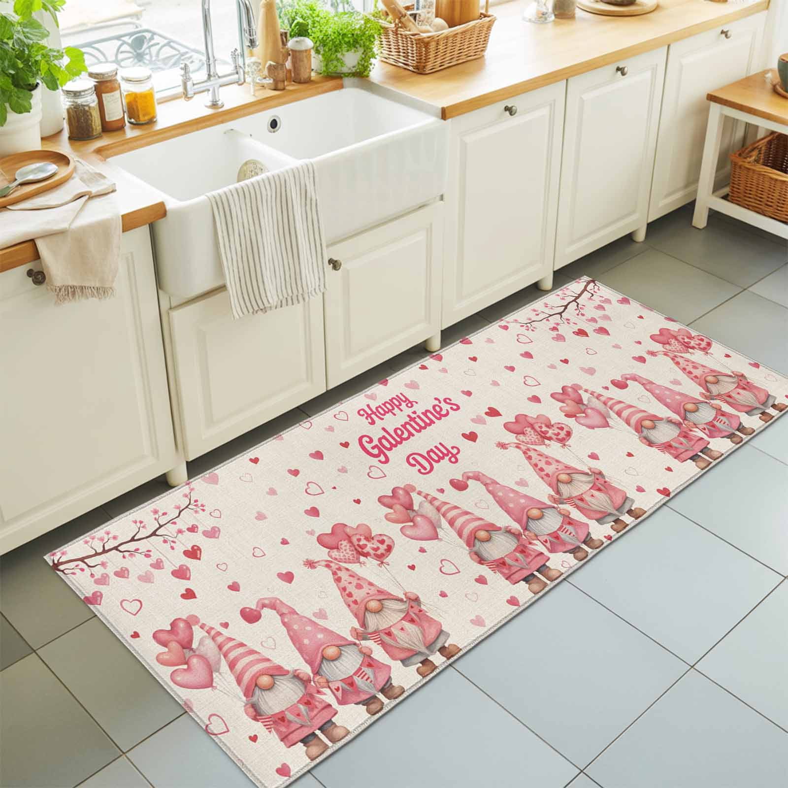 2'x6' Rug Runners for Hallways Kitchen, Galentine's Day Non Slip ...