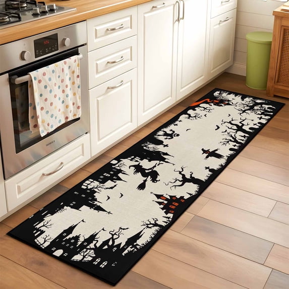 2'x6' Rug Runners for Hallways Kitchen, Halloween Non Slip Entryway ...