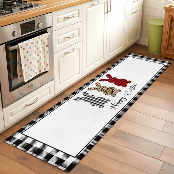 2'x6' Rug Runners for Hallways Kitchen, Happy Easter Non Slip Entryway ...