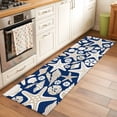 2'x6' Rug Runners for Hallways Kitchen, Navy Blue Ocean Non Slip ...