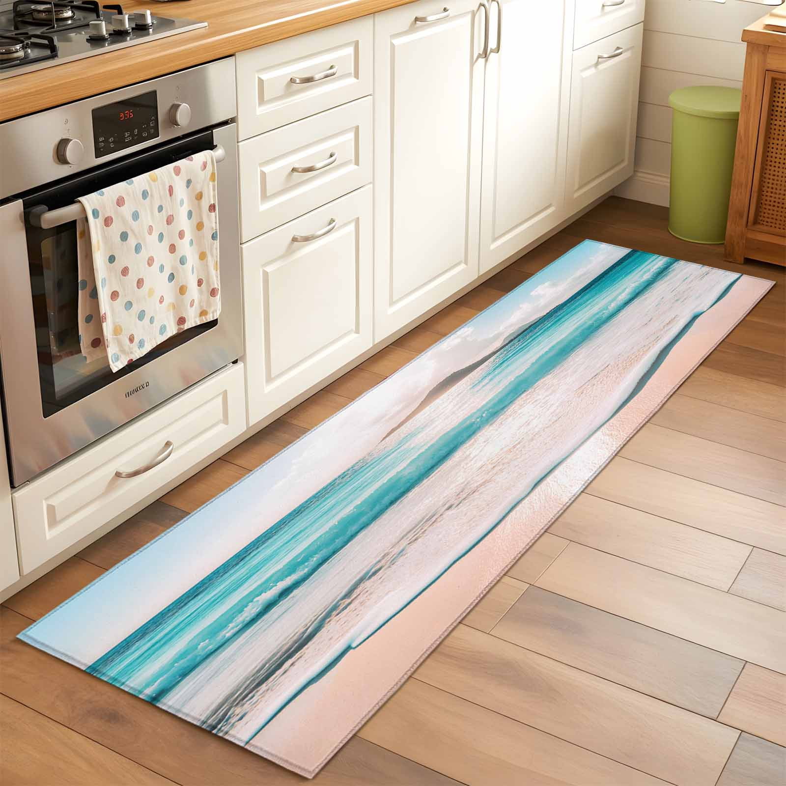 2'x6' Rug Runners for Hallways Kitchen, Ocean Non Slip Entryway Beside ...