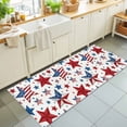 2'x6' Rug Runners for Hallways Kitchen, Pastriotic USA Flag Non Slip ...