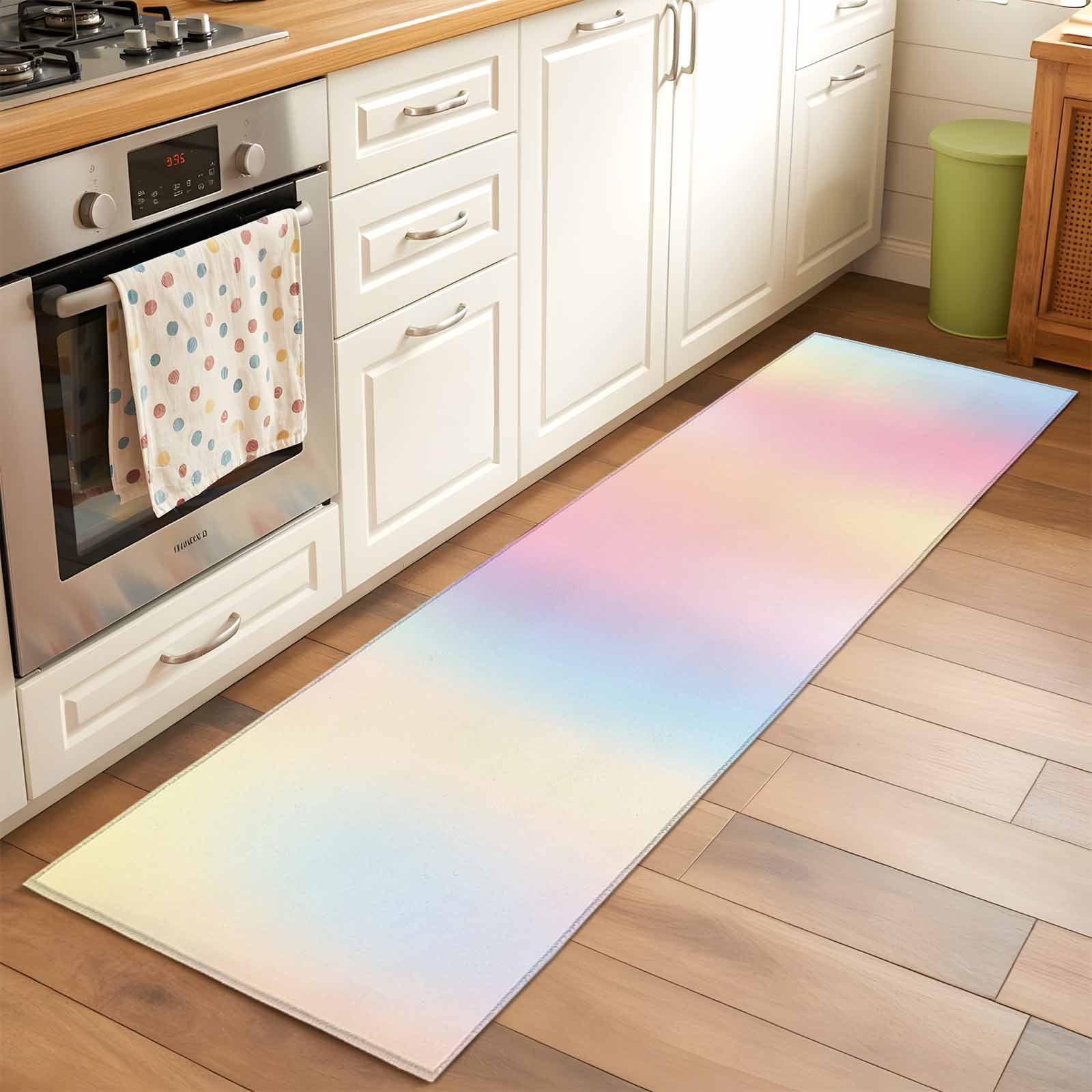 2'x6' Rug Runners for Hallways Kitchen, Pink Purple Non Slip Entryway ...