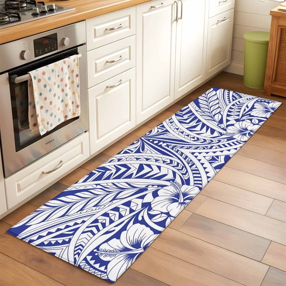 2'x6' Rug Runners for Hallways Kitchen, Polynesia Texture Non Slip ...