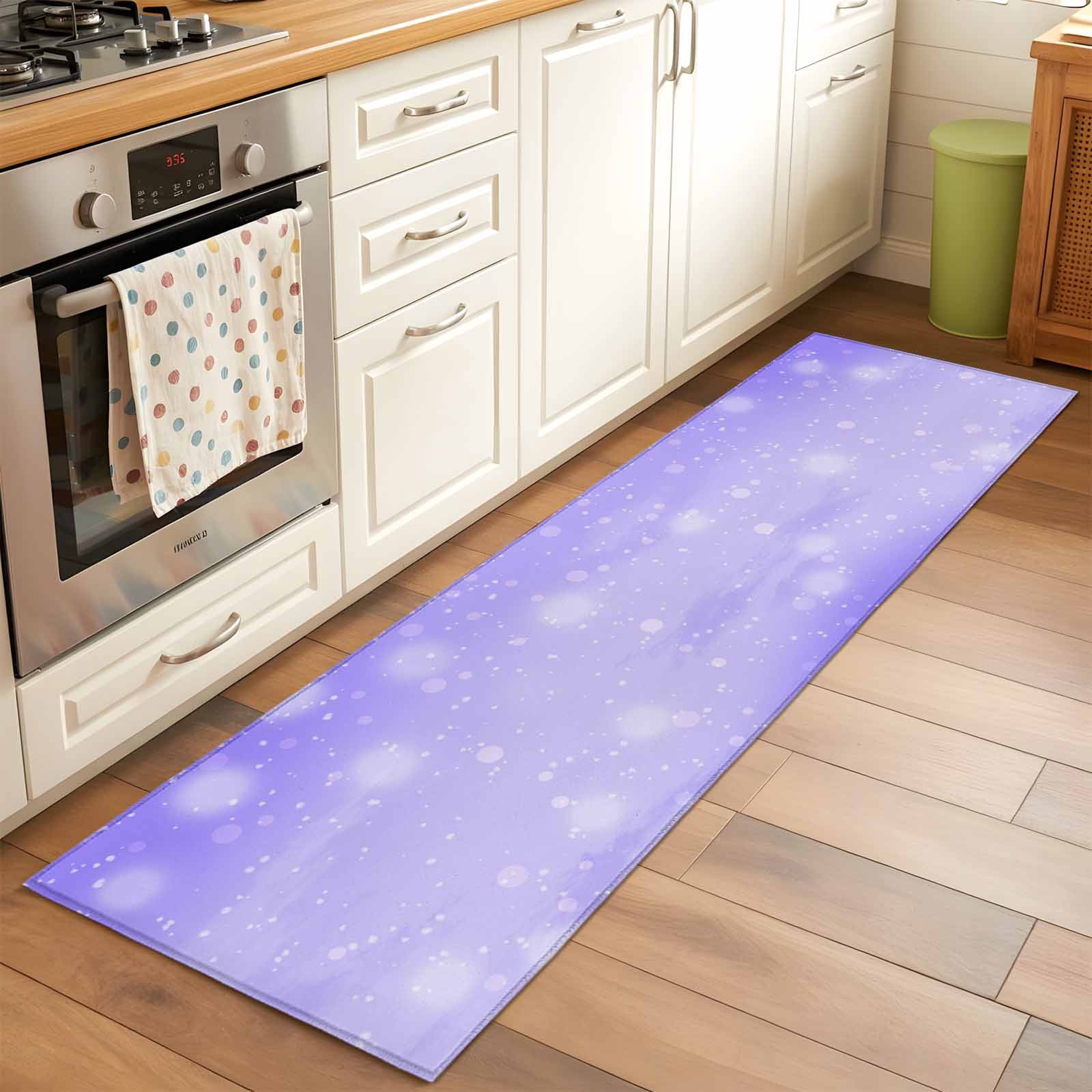 2'x6' Rug Runners for Hallways Kitchen, Purple Non Slip Entryway Beside ...