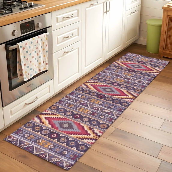 2'x6' Rug Runners for Hallways Kitchen, Southwest Aztec Non Slip ...