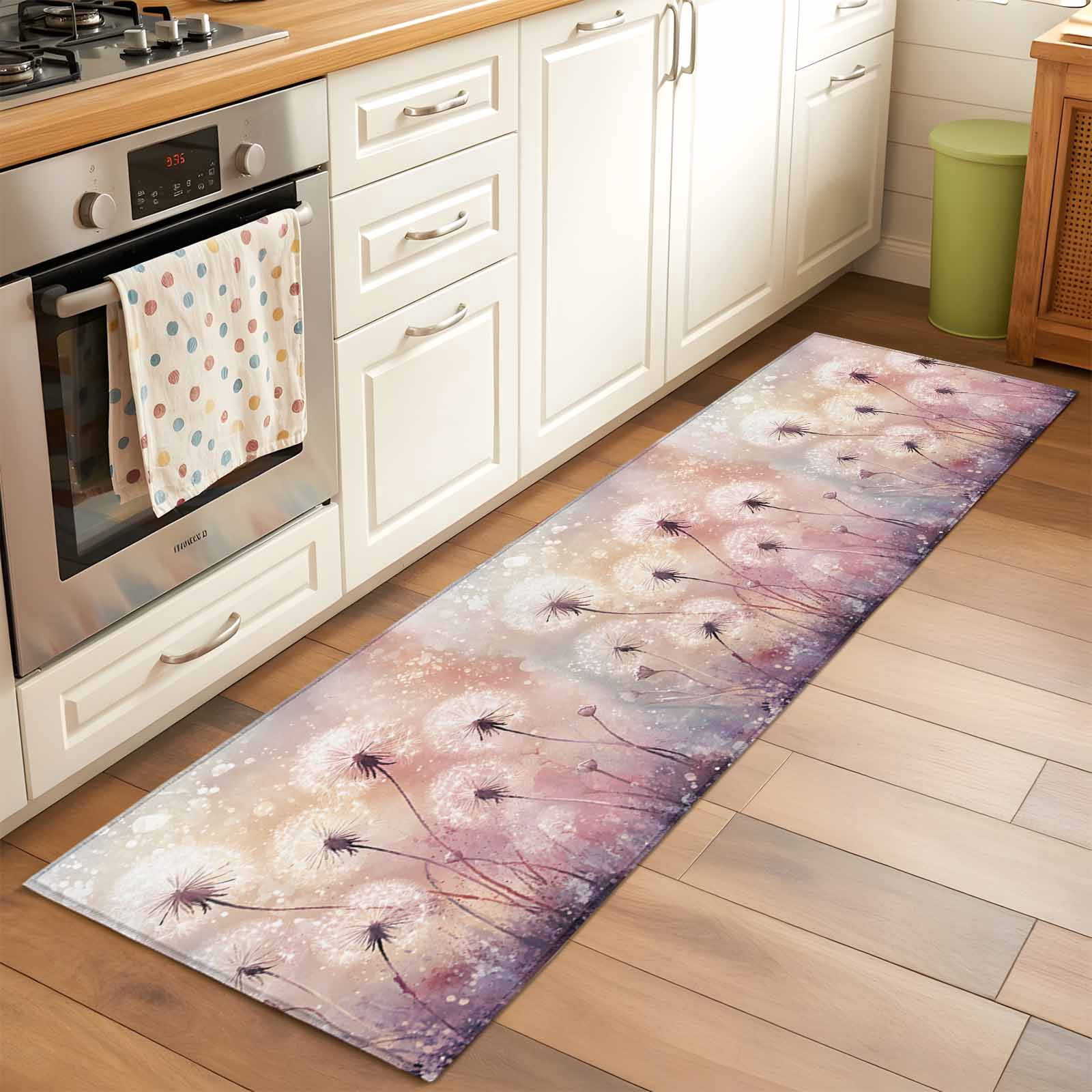 2'x6' Rug Runners for Hallways Kitchen, Spring Floral Non Slip Entryway ...