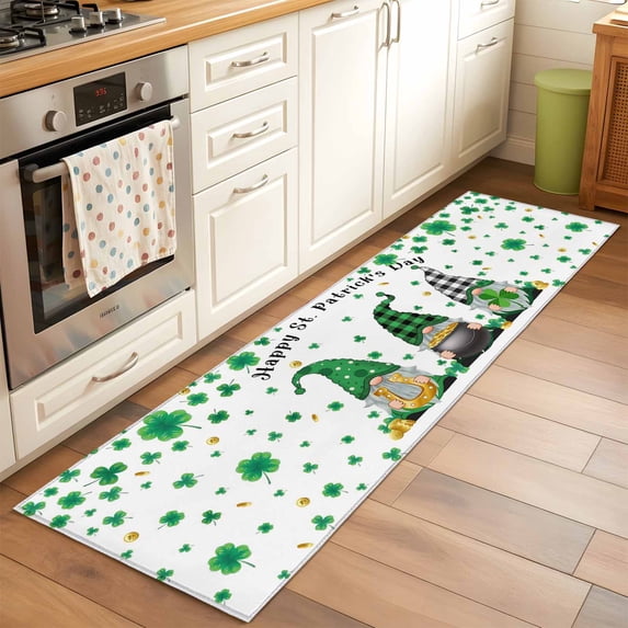 2'x6' Rug Runners for Hallways Kitchen, St. Patrick's Day Non Slip ...