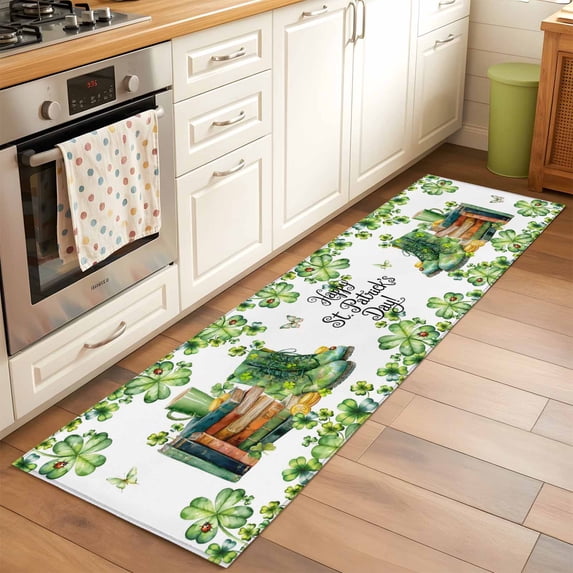 2'x6' Rug Runners for Hallways Kitchen, St. Patrick's Day Non Slip ...