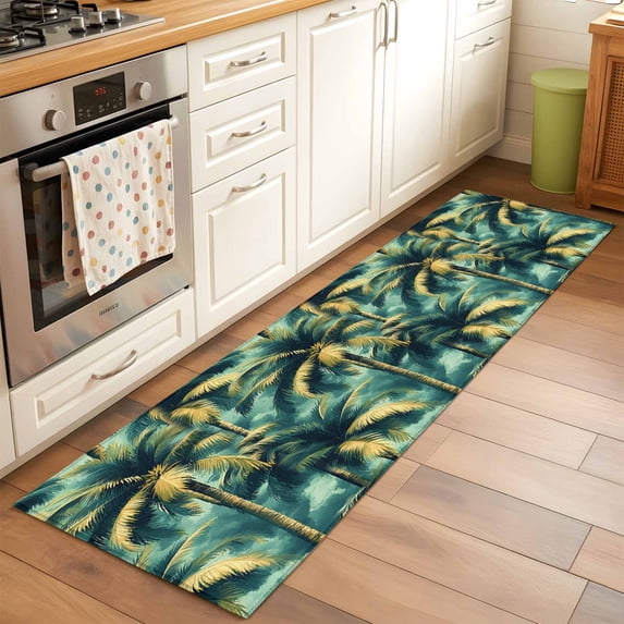 2'x6' Rug Runners for Hallways Kitchen, Summer Trees Non Slip Entryway ...
