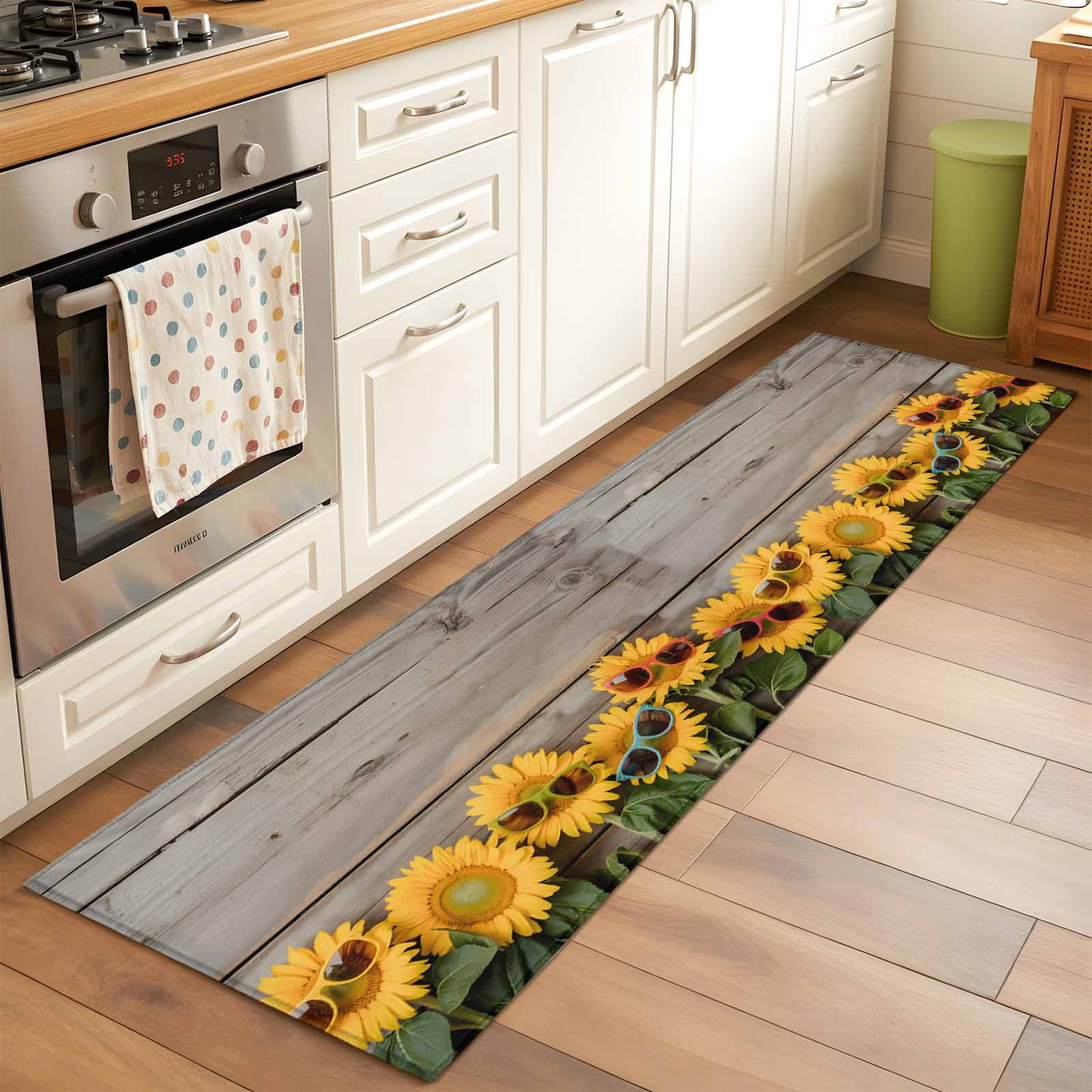 2'x6' Rug Runners for Hallways Kitchen, Sunflower Non Slip Entryway ...