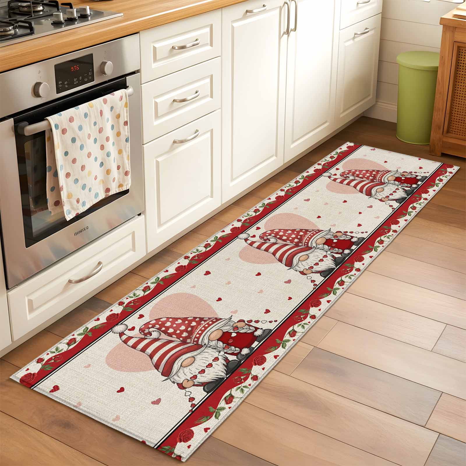2'x6' Rug Runners for Hallways Kitchen, Valentine's Day Non Slip ...