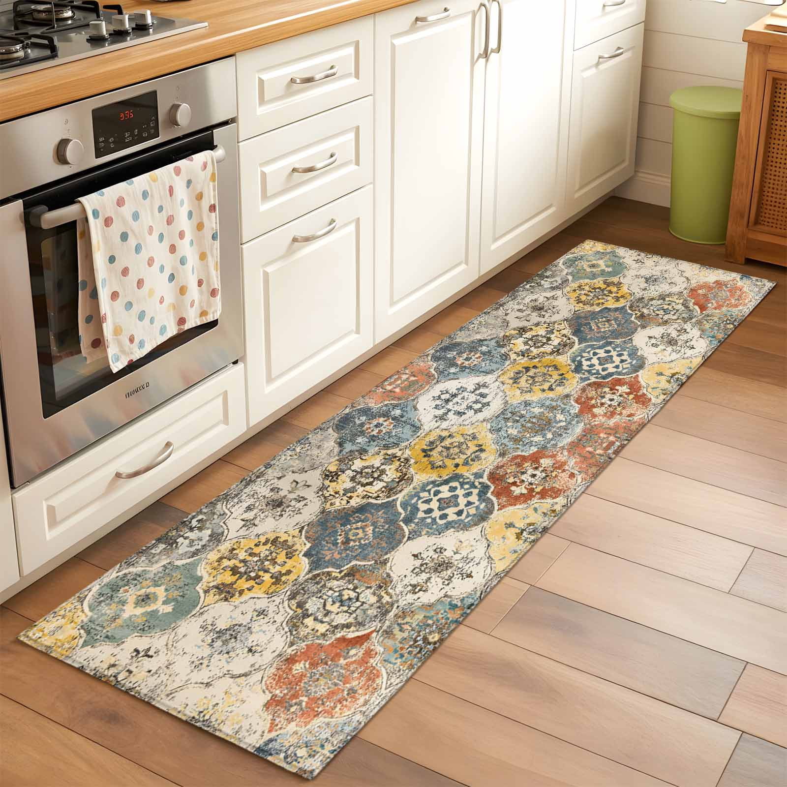 2'x6' Rug Runners for Hallways Kitchen, Vintage Boho Non Slip Entryway ...