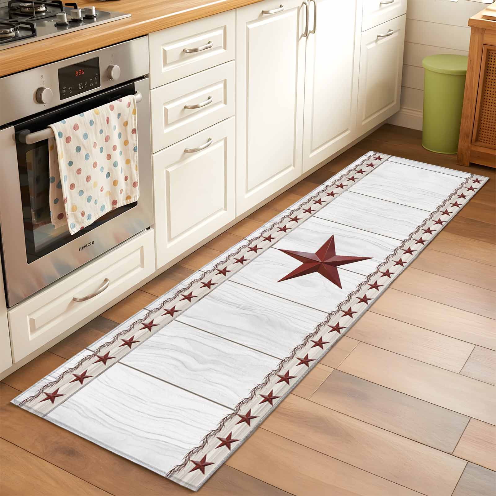 2'x6' Rug Runners for Hallways Kitchen, Western Star Non Slip Entryway ...