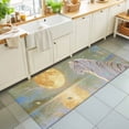 2'x6' Rug Runners for Hallways Kitchen, White Tiger Moon Night Non Slip ...