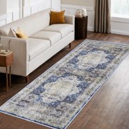 CAMILSON Spring Collection Indoor/Outdoor Washable Area Rug, Non ...