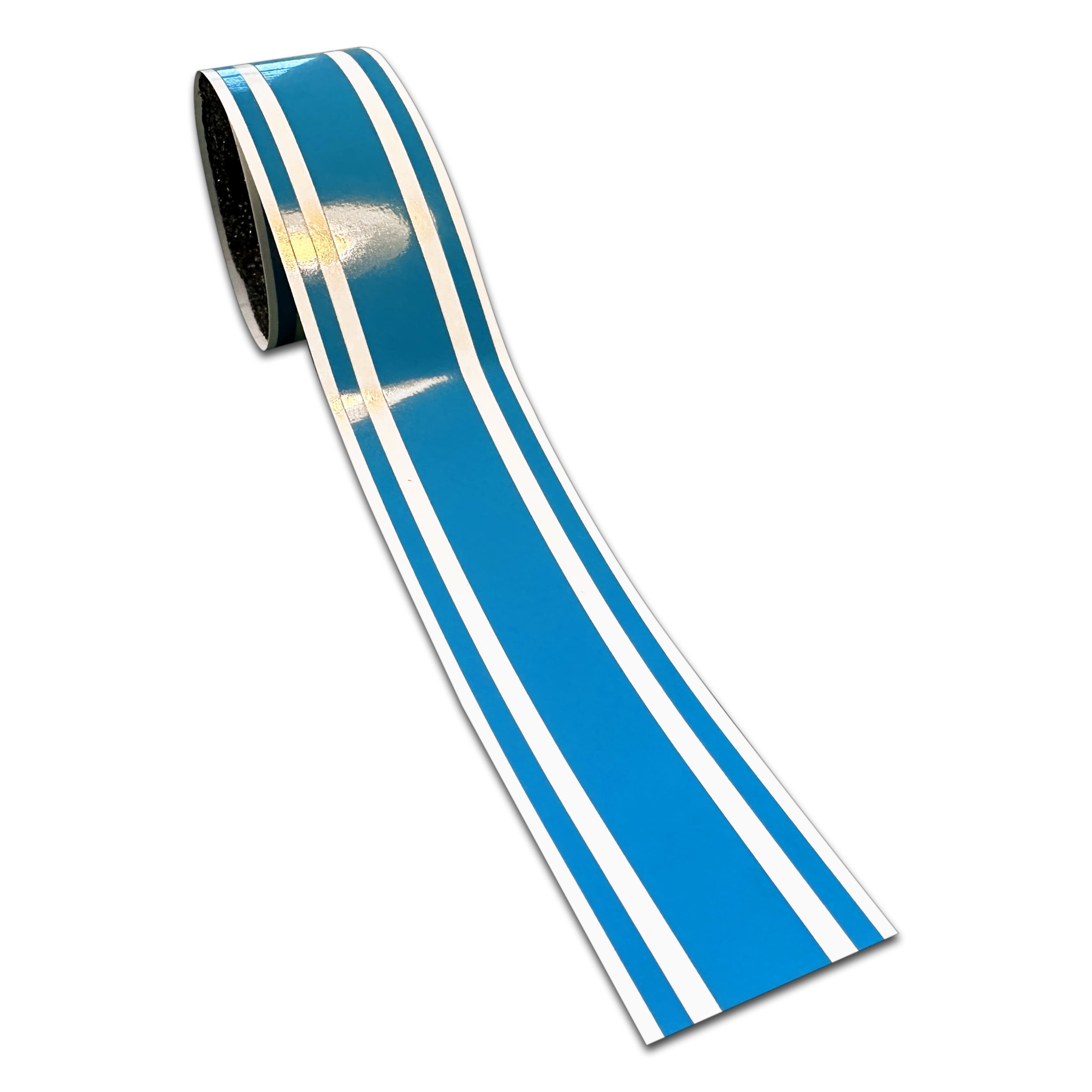 2"x72" Light Blue Vinyl Racing Stripes Car Boat Trailer Sticker ...