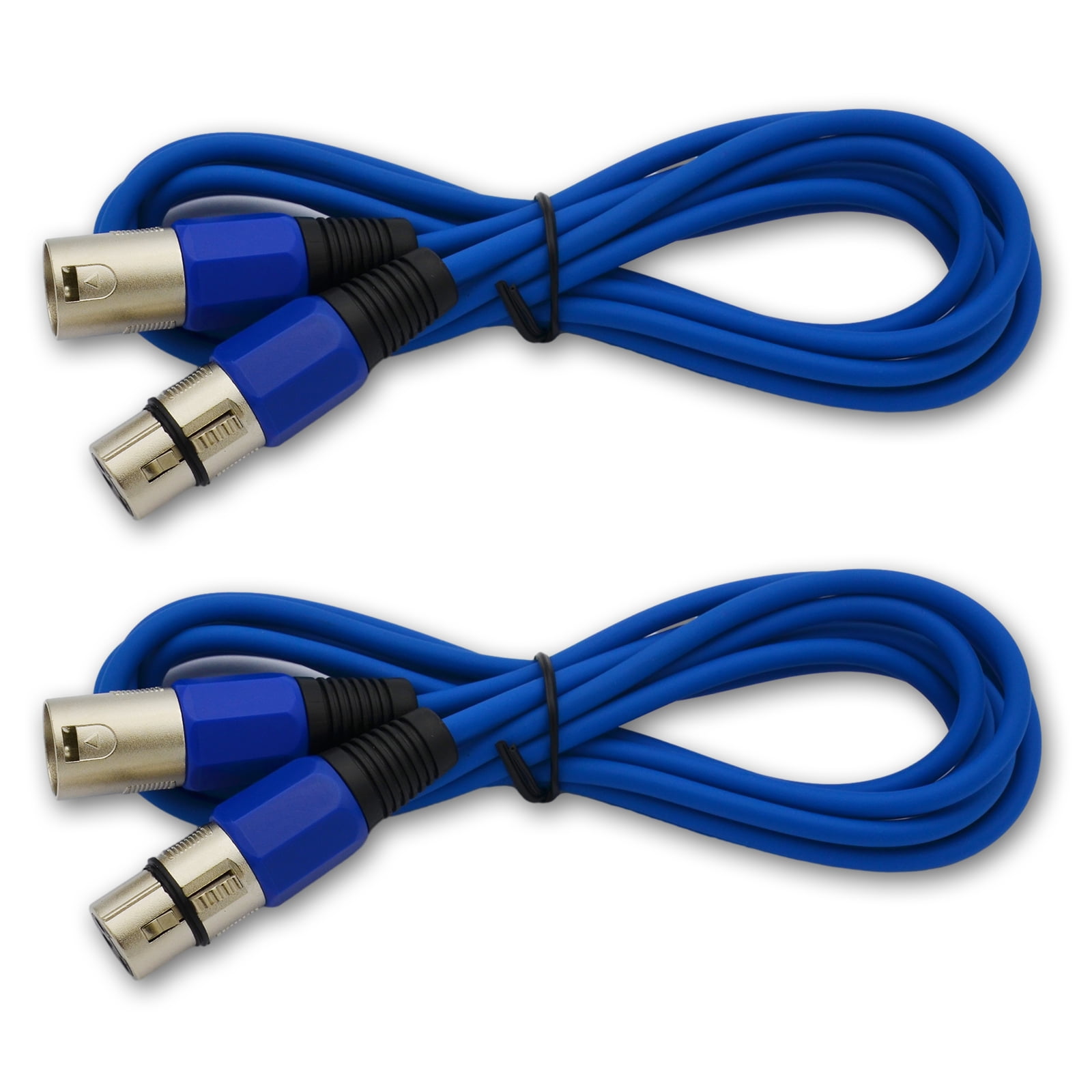 2,xlr cable mic cord 10 ft xlr connector 3 pin female to male ...