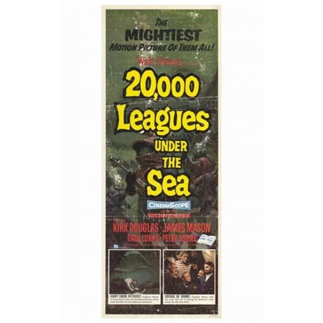 20 000 Leagues Under the Sea Movie Poster - 11 x 17 in. - Walmart.com