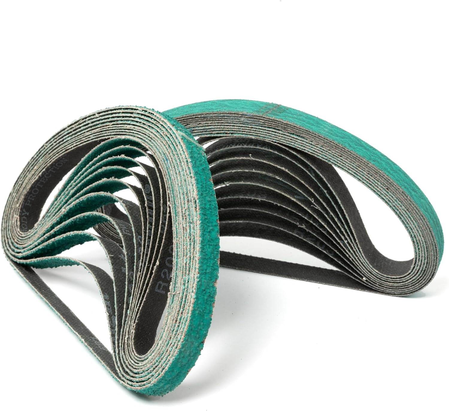 20 1/2" x 18" Zirconia Sanding Belts- 5 each of 40, 60, 80, 120 Grits ...