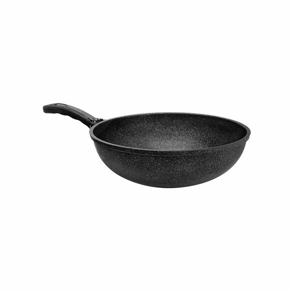 20-1/4''L x 12''W Non-Stick Marble Wok Cooking Frying Pan Pot Gas Stove ...