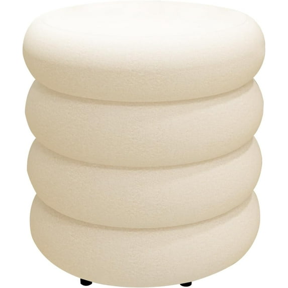 20.1'' Round Storage Ottoman, Round Foot Rest Stool with Storage, 300 ...