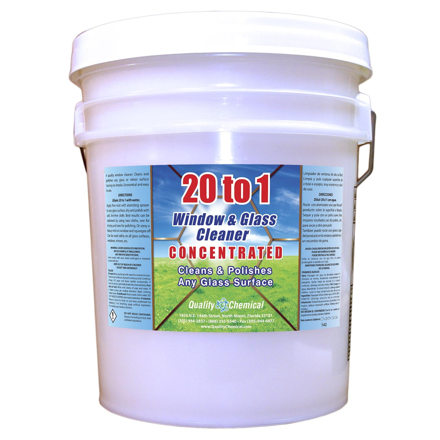 20-1 Window & Glass Cleaner - 5 gallon pail - Walmart.com