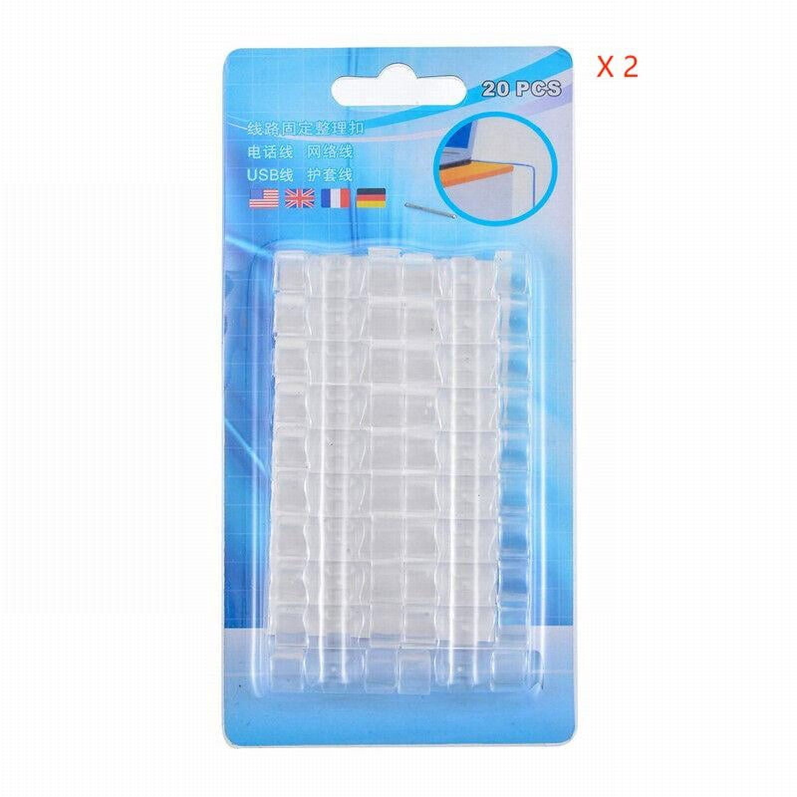 20-100Pcs Cable Clips Cable Holder Self Adhesive Cable Clamps Cable Guide Set - Walmart.com