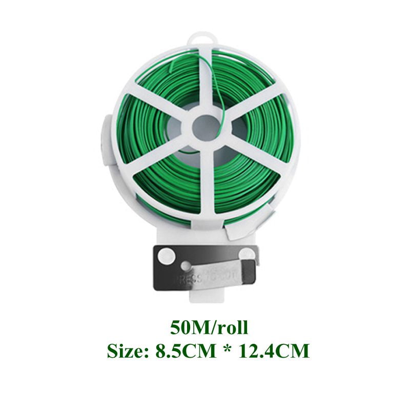 20~100m Gardening Twist Ties Plant Binding Wire Plant Support & Care ...