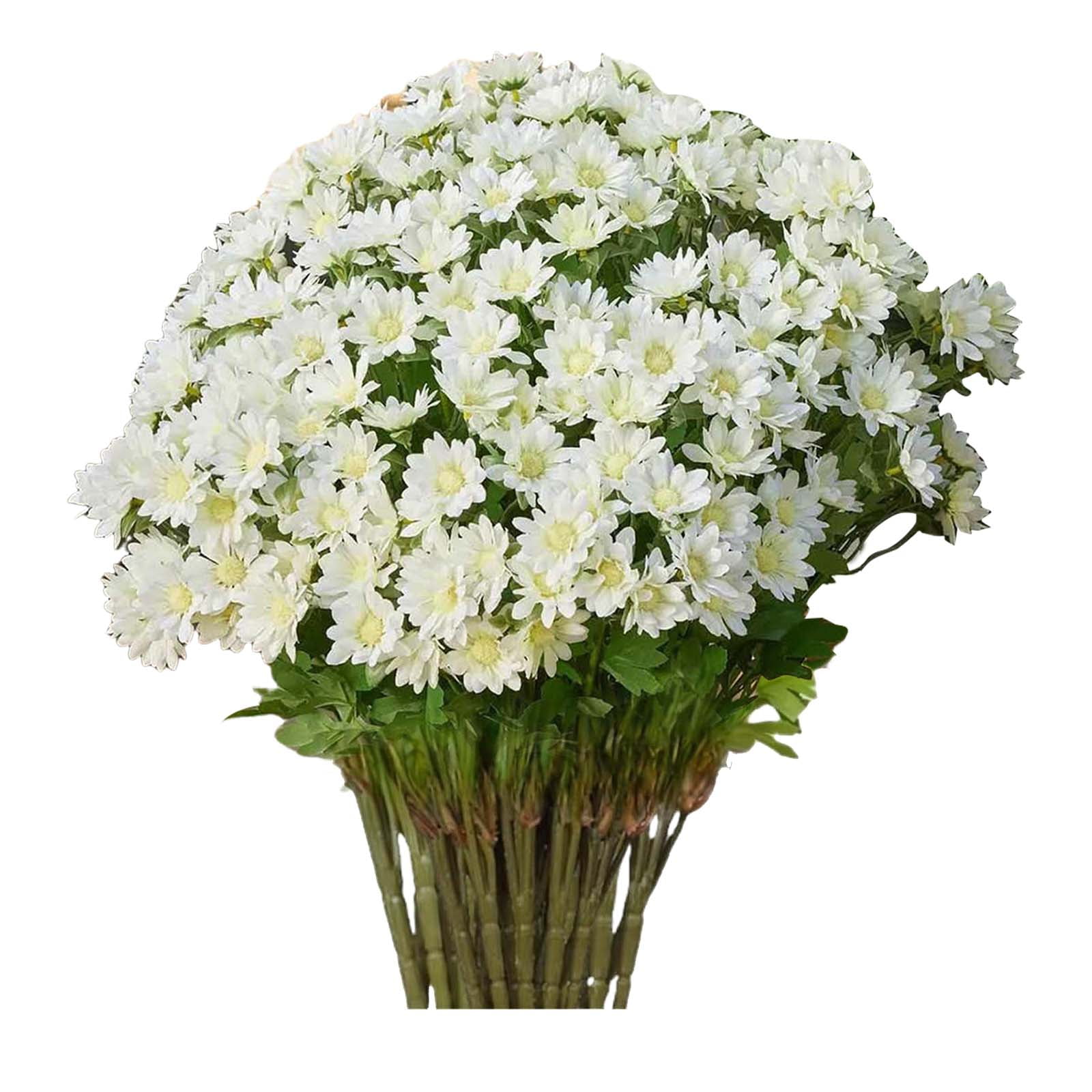 20/10PCS Artificial Sunset Mums, Artificial Fall Mums Flower, Autumn ...