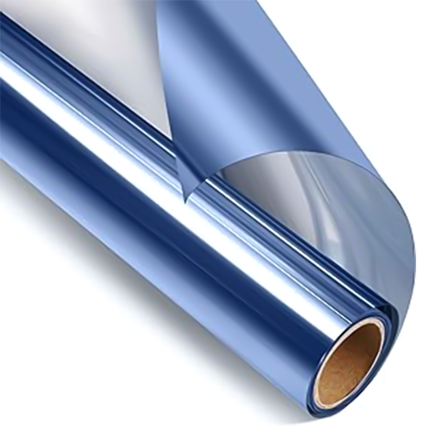 20"×118" Blue One-Way Mirror Thermal Insulation Window Film for Home ...