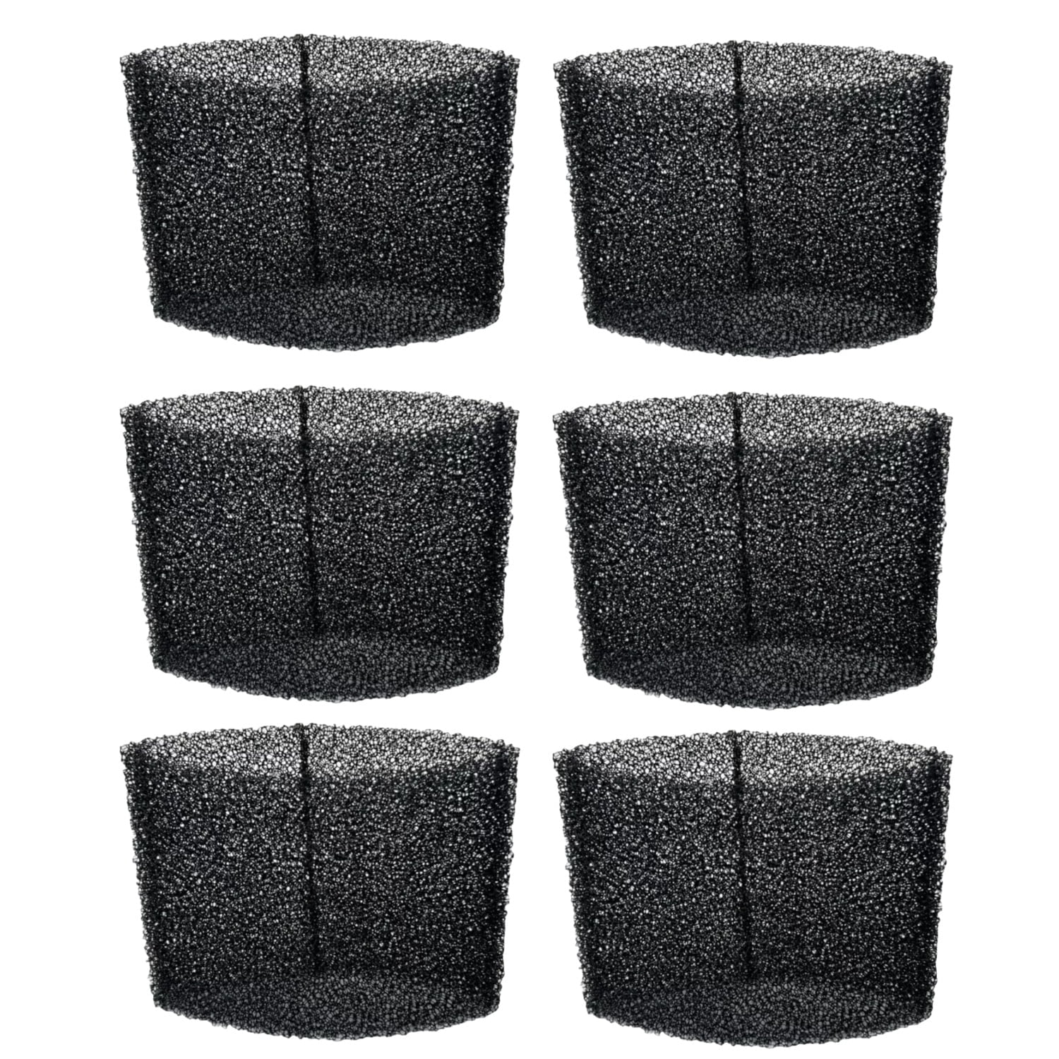 20-1200A Universal Foam Filter ,6-Pack, Compatible with Hyper Tough 2.5 ...