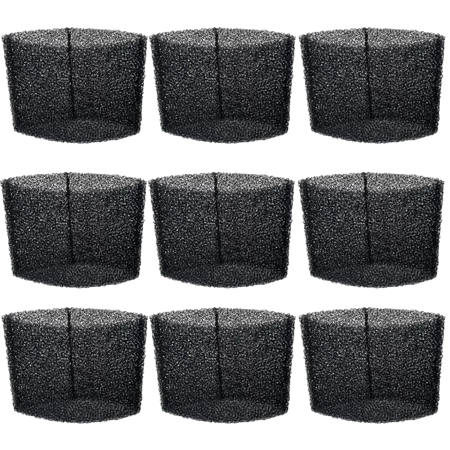 20-1200A Universal Foam Filter ,9-Pack, Compatible with Hyper Tough 2.5 ...