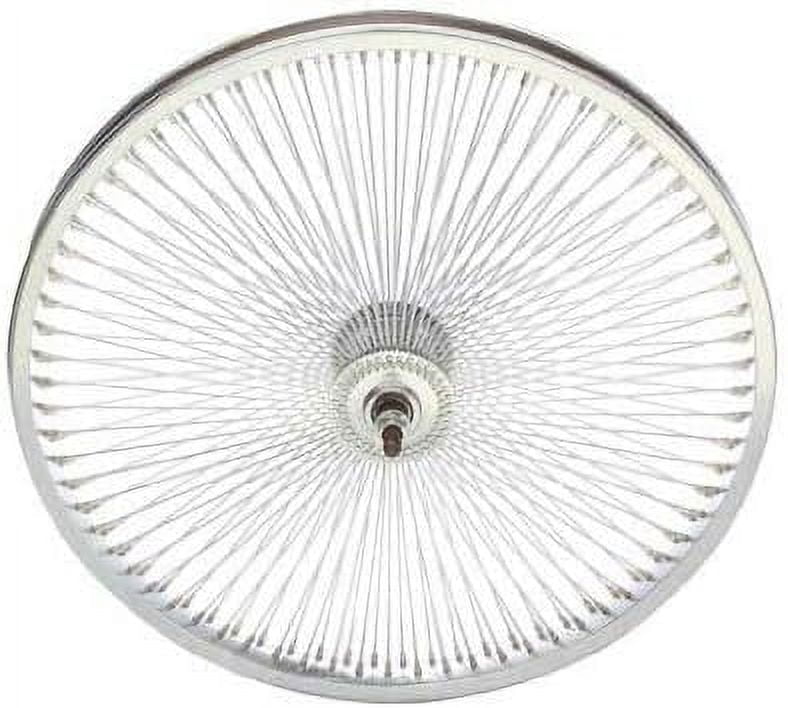 20" 144 Spoke Front Wheel 14G Chrome. Bicycle Wheel, Bike Wheel ...