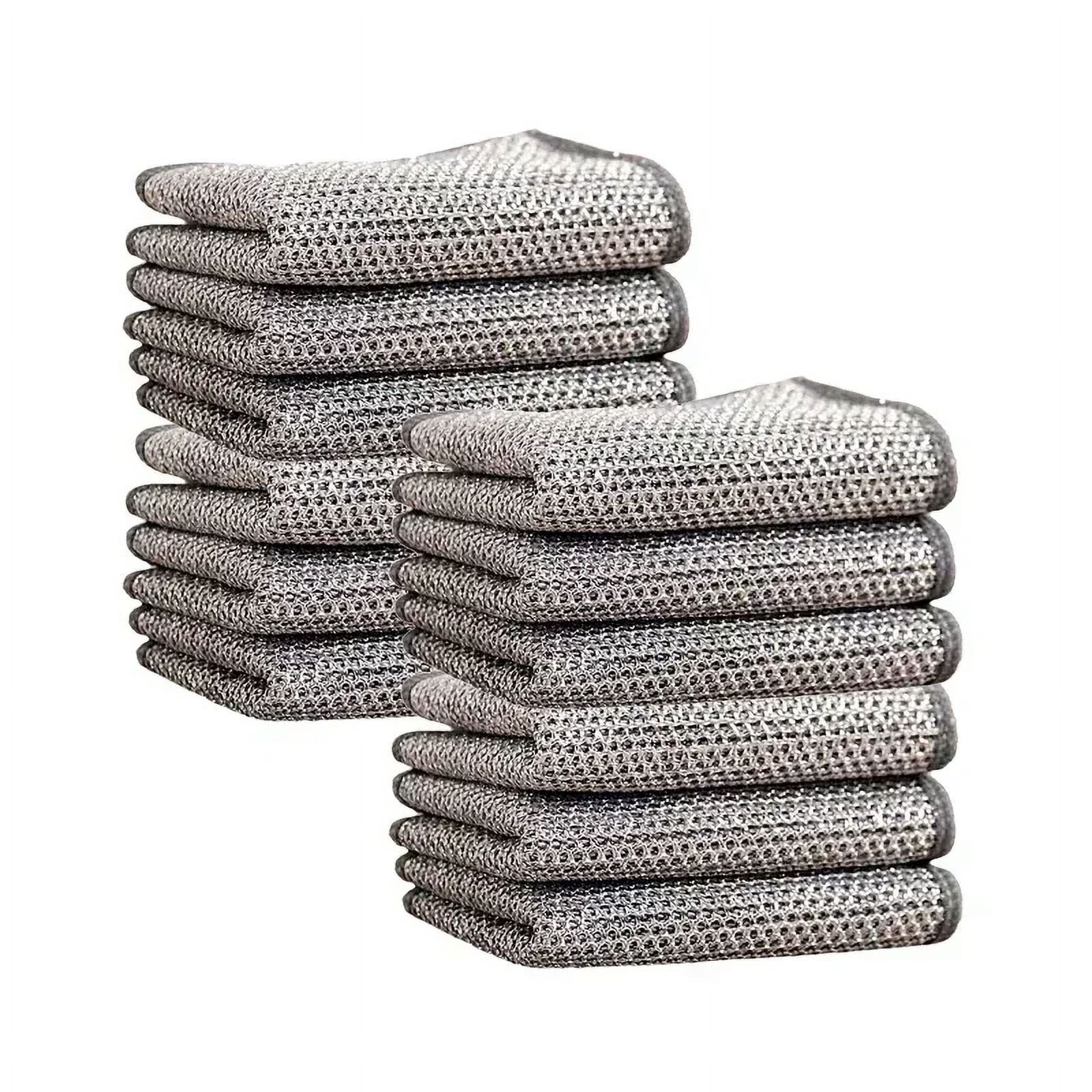 20-1pcs Metal Wire Mesh Cleaning Pot Universal Kitchen Towels Sink ...