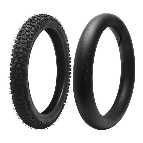 20×2.50 (64-406) Off-Road Mountain Bike Tire 20x2.5 with 20×2.2/2.4 Inner Tube, Heavy Duty ...