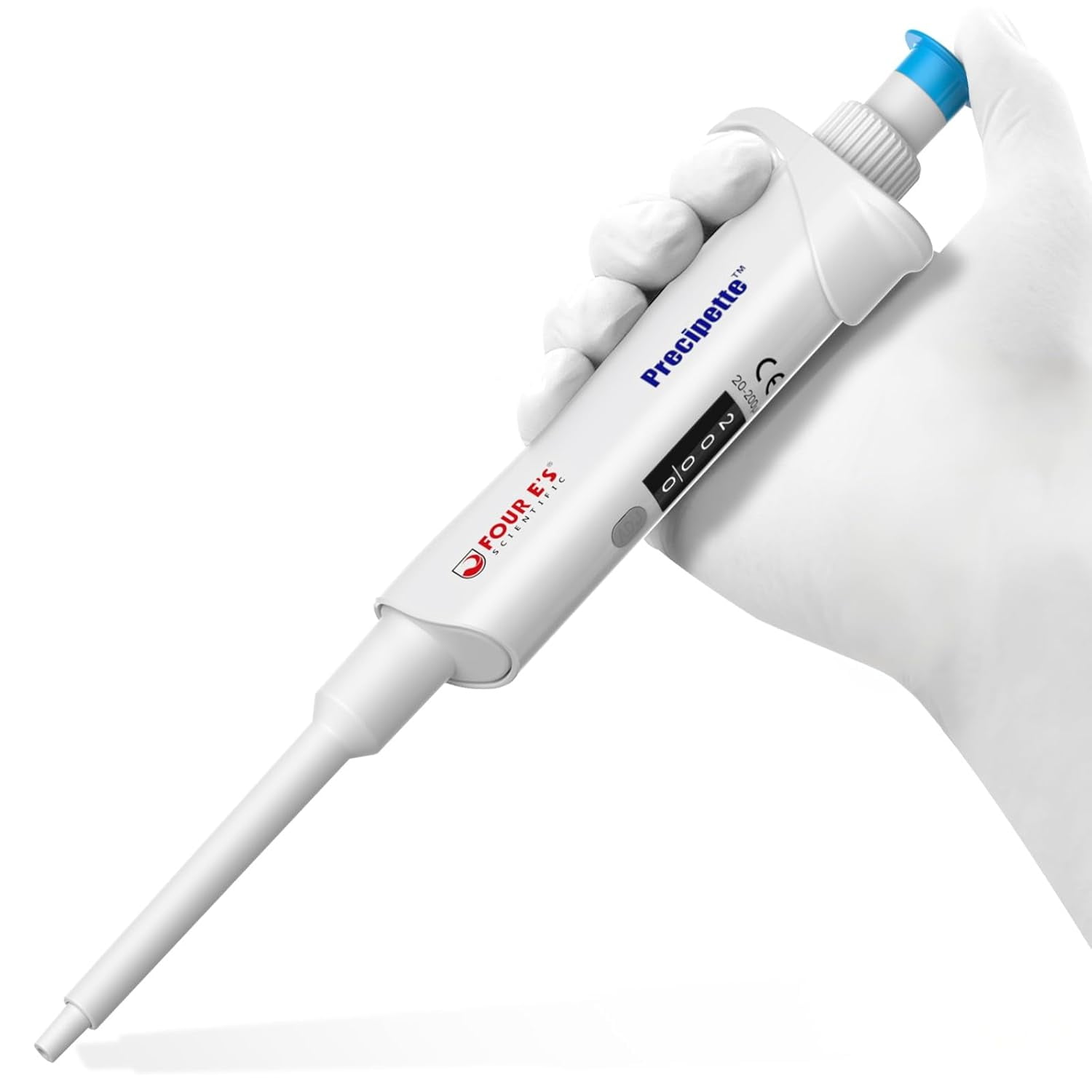 20-200μL Pipette, Professional Single-Channel Pipettor Lightweight High ...